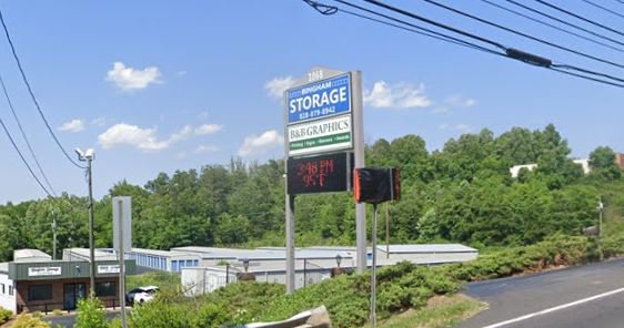 Bingham Storage | B&B Graphics | Downtown Valdese